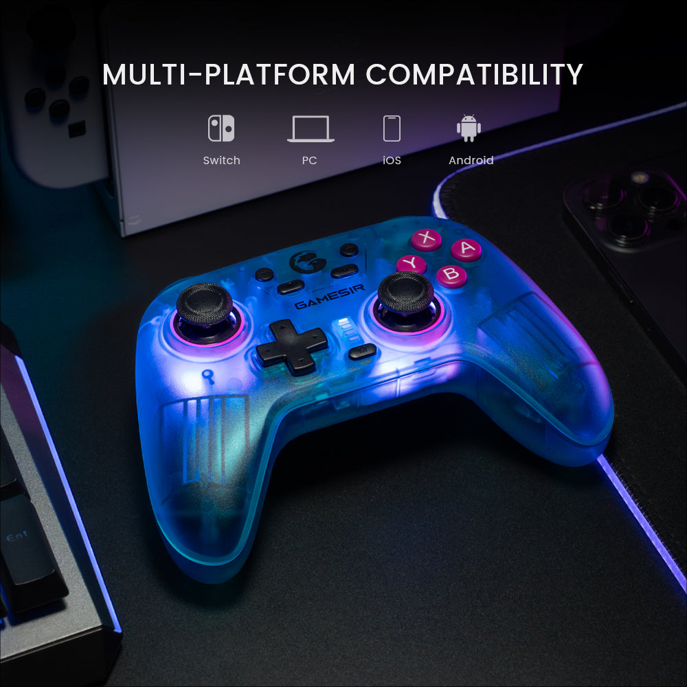 GameSir Nova HD Rumble Kablosuz Gamepad - Hall Effect JoySticks - RGB ...