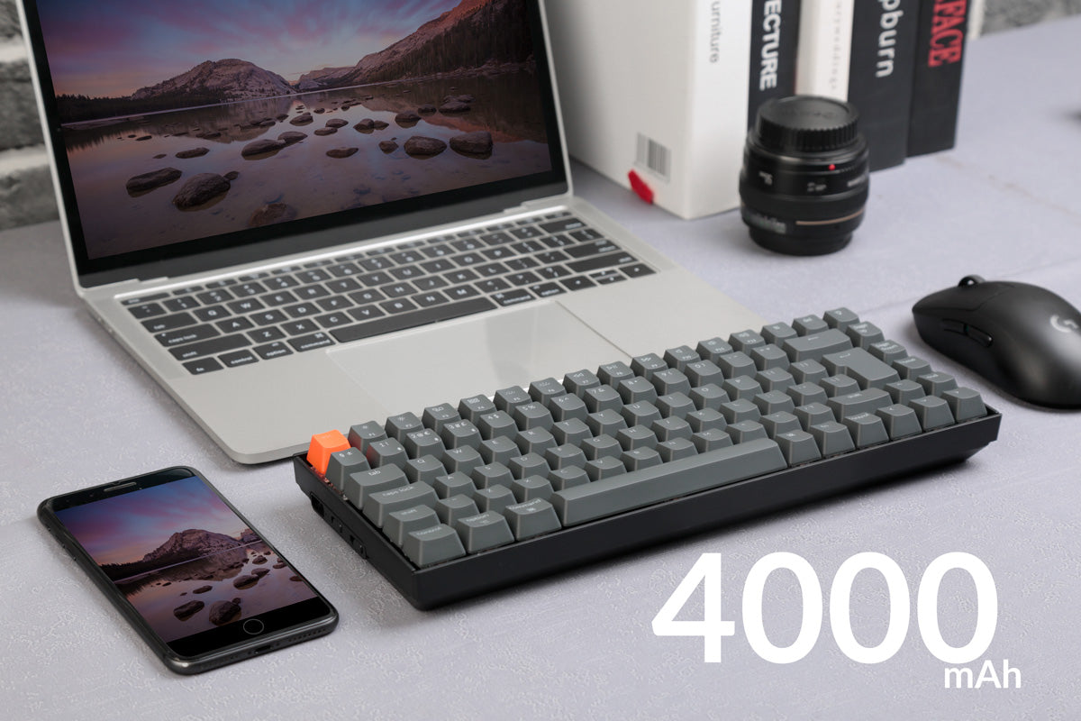 Keychron K2 Kablosuz Mekanik Klavye-Bluetooth 5.1- RGB-Aluminum Frame ...