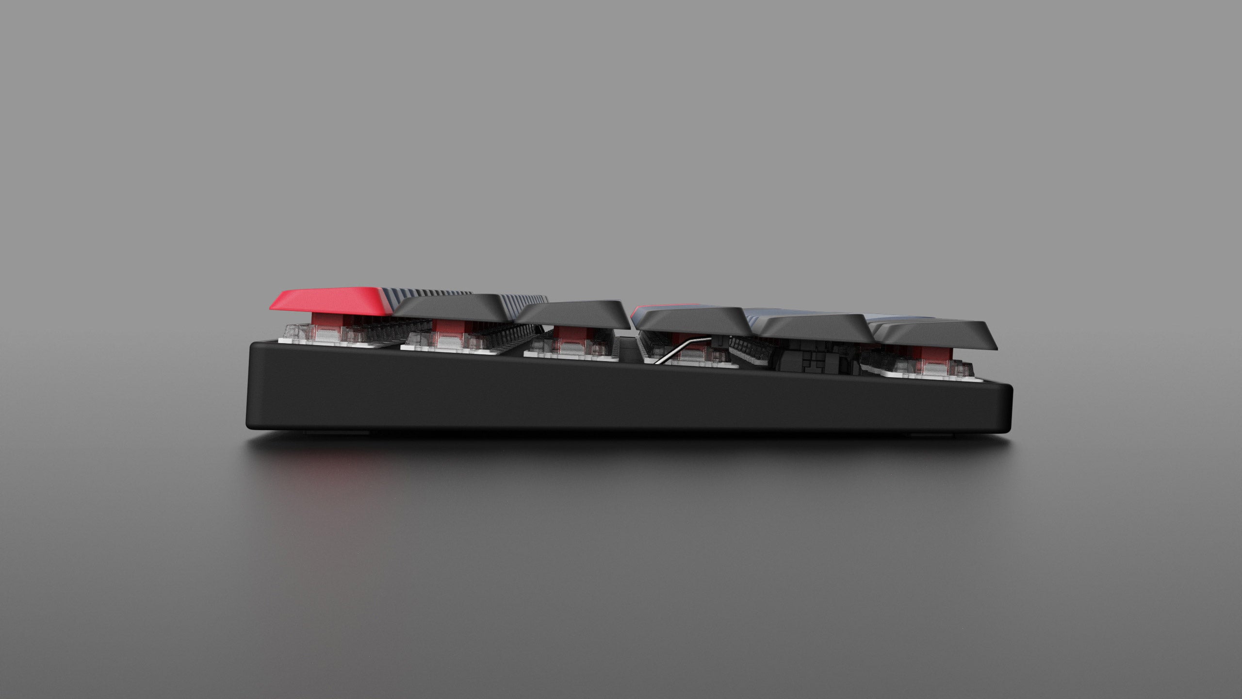 Keychron S1 QMK Custom - Gateron Low profile Red Switch-Hot Swappable ...